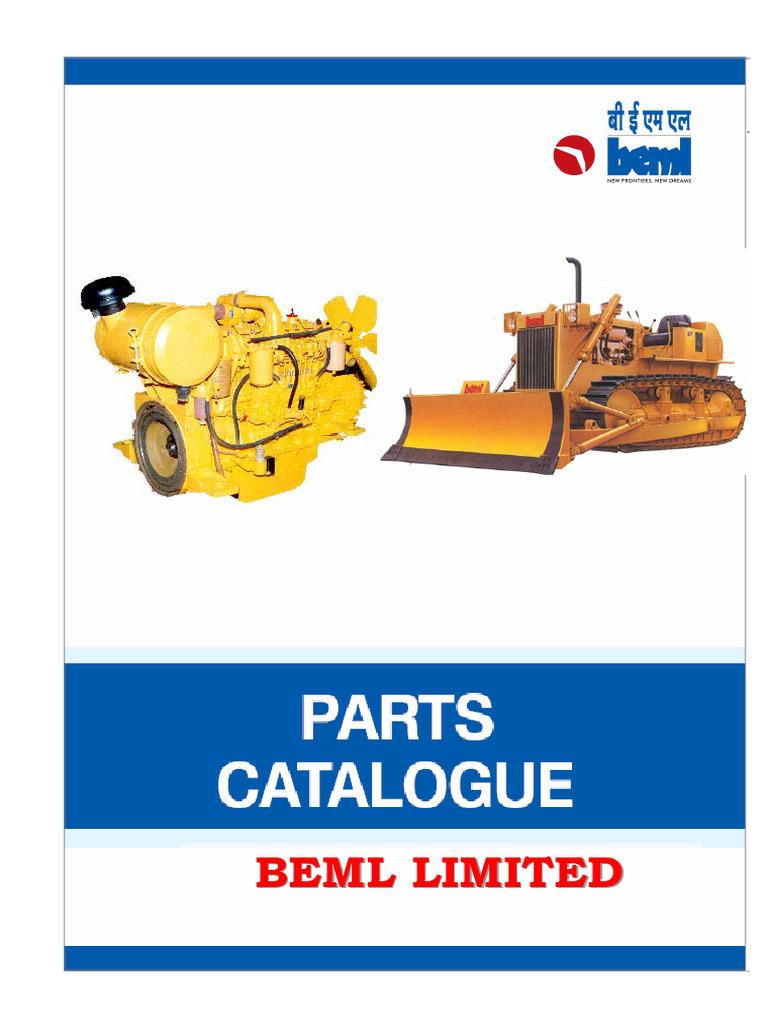 BEML Parts Catalogue Overview | PDF | Washer (Hardware) | Piston