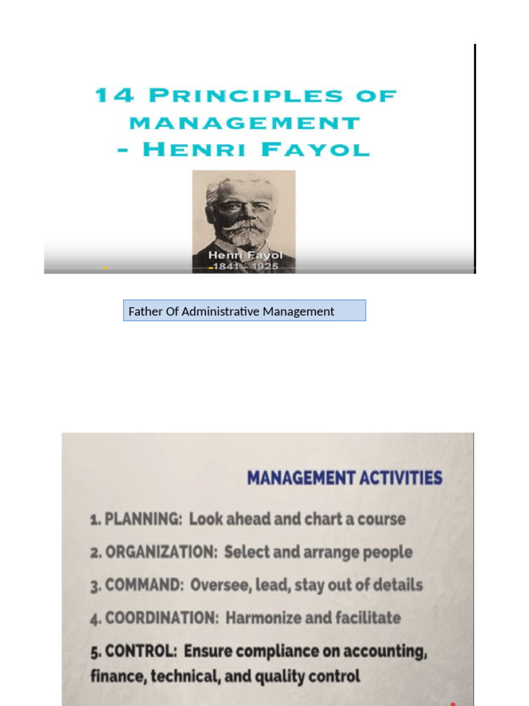 Henri Fayol 1 | PDF