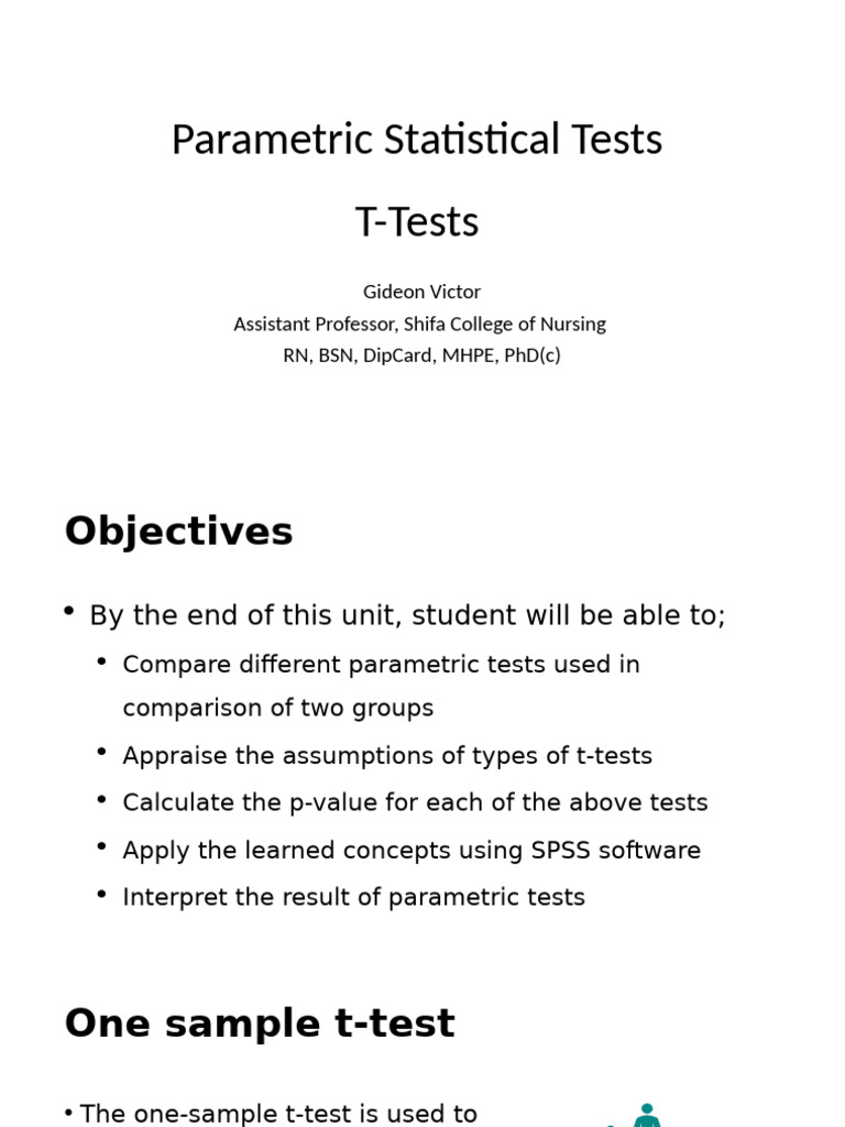 T-Test | PDF | Student's T Test | Methodology
