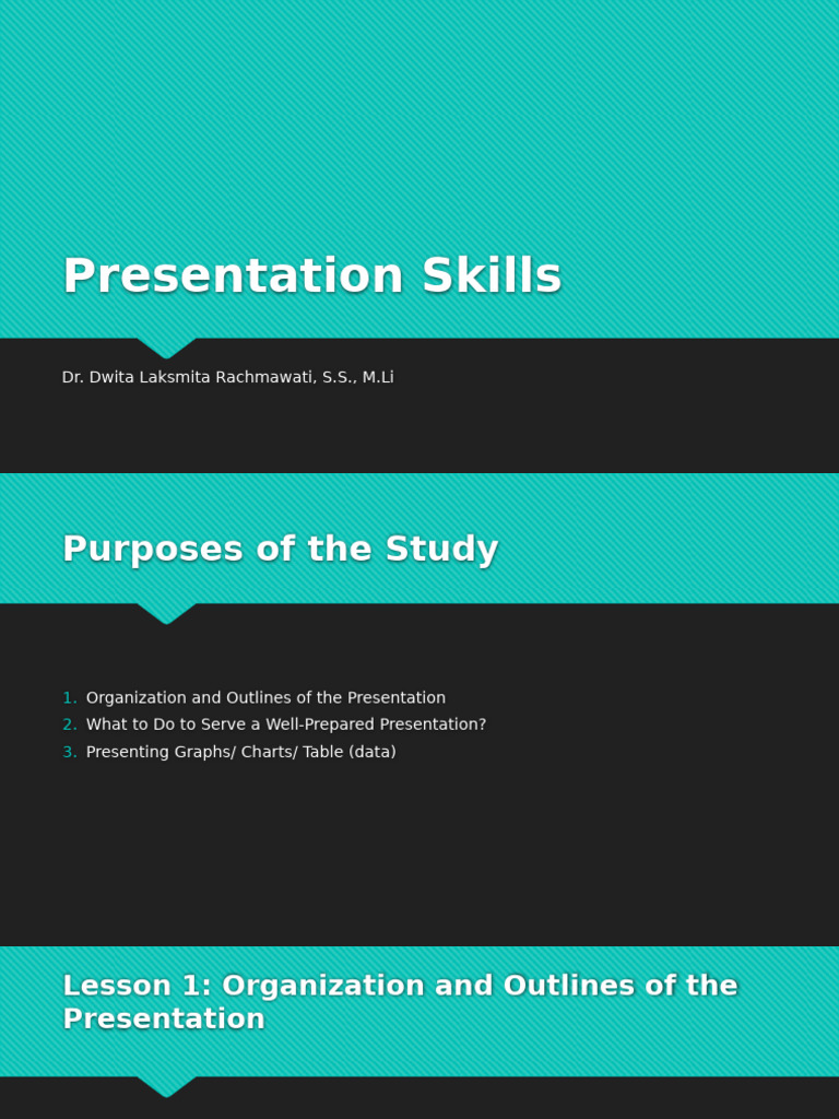 Presentation Skills | PDF