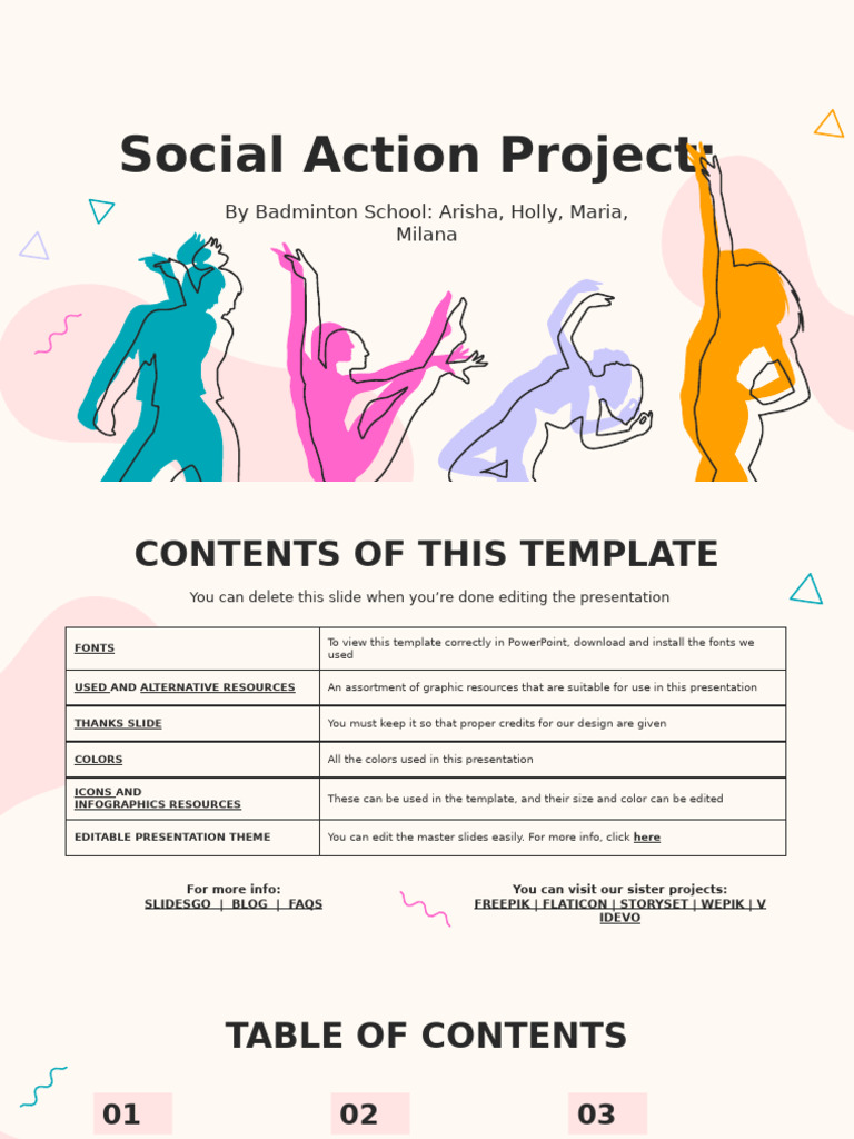 Dance Studio Newsletter by Slidesgo | PDF