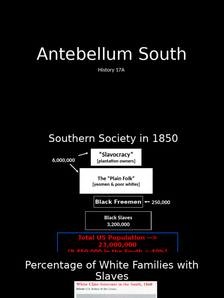 Antebellum South 2020 | PDF