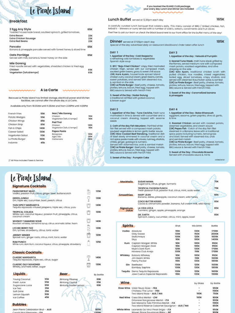 Island Menu FB April 2024 | PDF