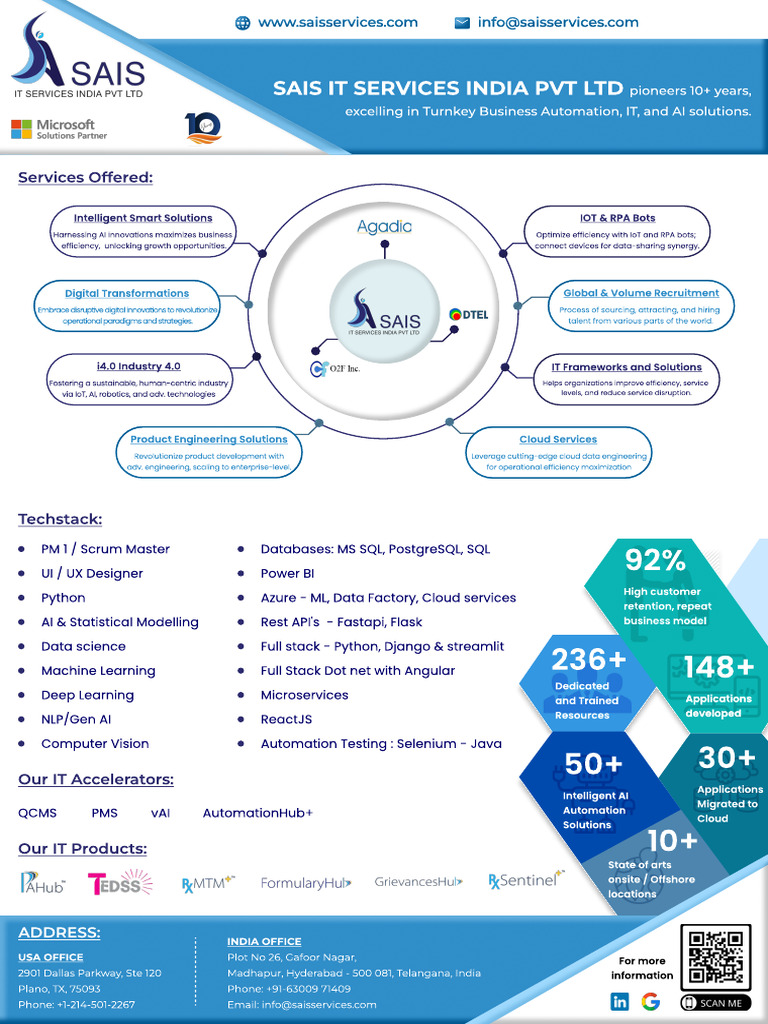 Techstack Flyer | PDF | Internet Of Things | Artificial Intelligence