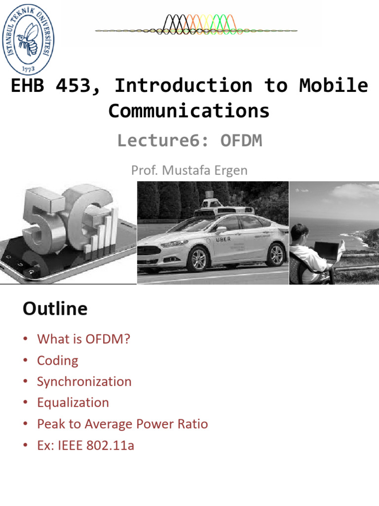 Lecture 6 Fall 2017 It U | PDF | Orthogonal Frequency Division ...