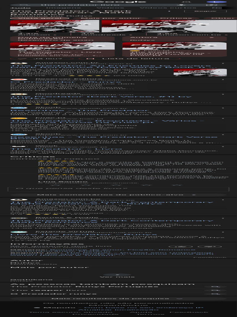 the predator livro - Pesquisa Google | PDF