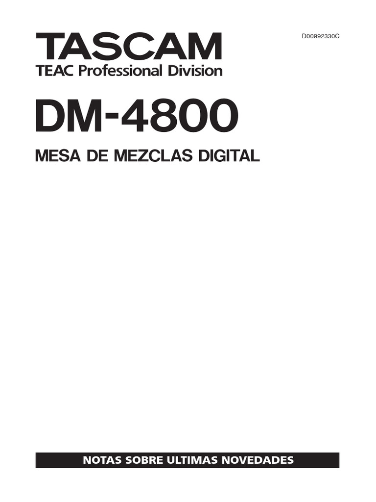 DM4800 ReleaseNotes V160 S | PDF | USB | Windows Vista