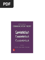 A First Look at Communication Theory - 11th Edition em Griffin - Ebook ...