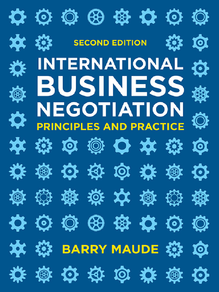 International Business Negotiation (Barry Maude) (Z-Library) (1) | PDF | Negotiation | Mergers ...