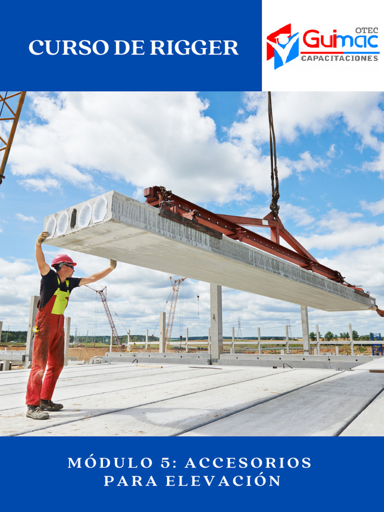 Curso de Rigger: Módulo 5: Accesorios para Elevación | PDF | Cuerda | Tornillo