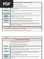 Science Olympiad Disease Detective Cheat Sheet | PDF | Infection | Bacteria