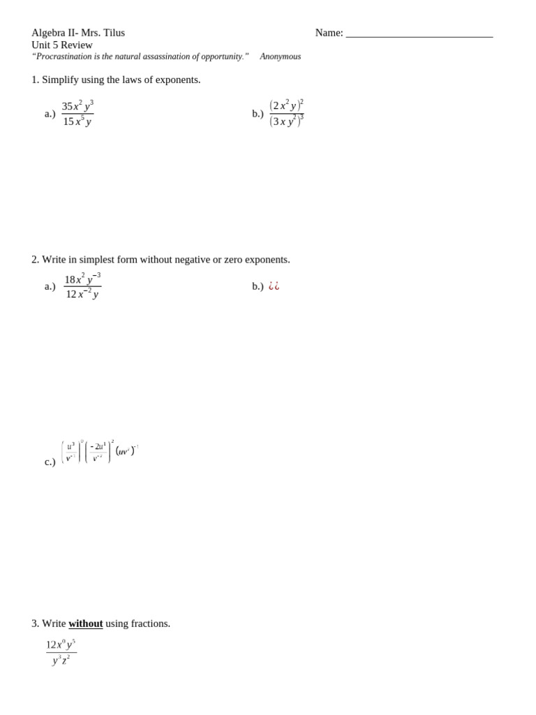 unit_5_review (1) | PDF