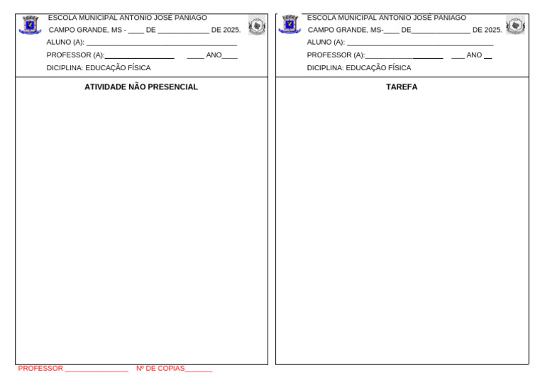 modelo atividade-tarefa-ANP | PDF