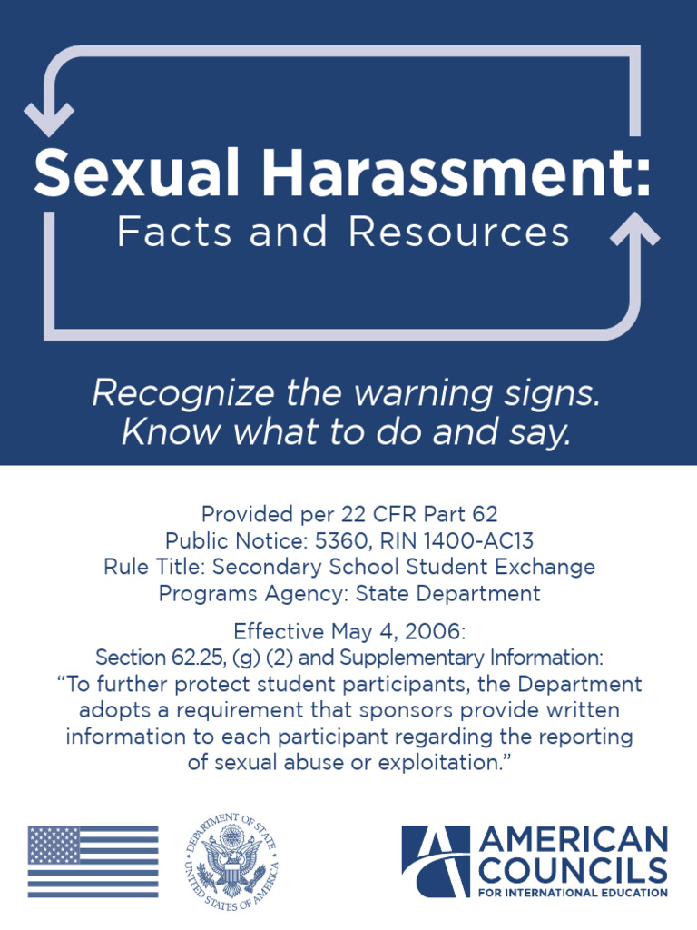 Recognizing and Reporting Sexual Harassment | PDF | Sexual Harassment ...