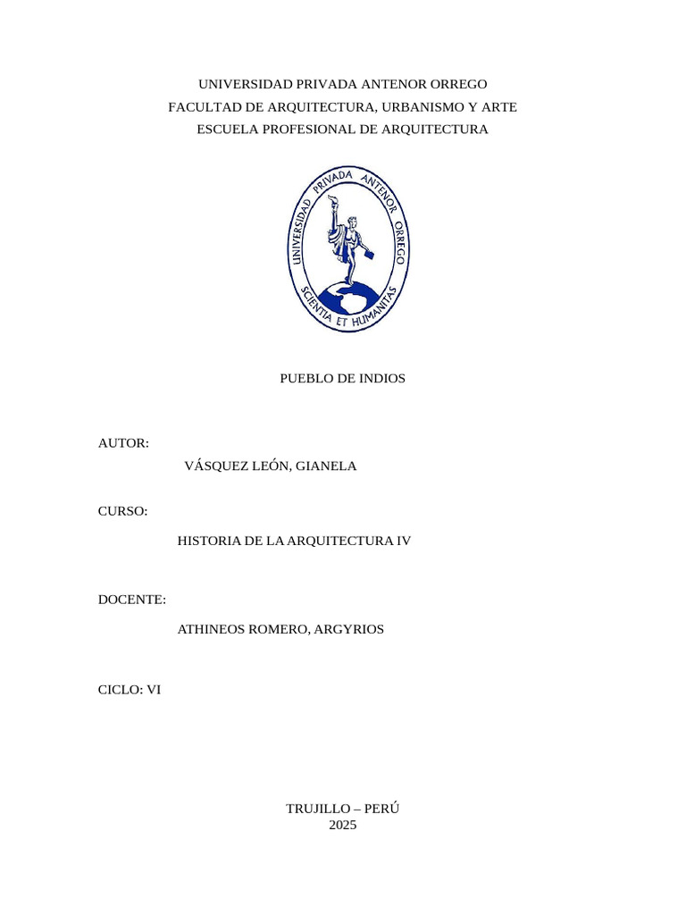 Pueblo de Indios - Sem4 | PDF | Perú | Imperio español