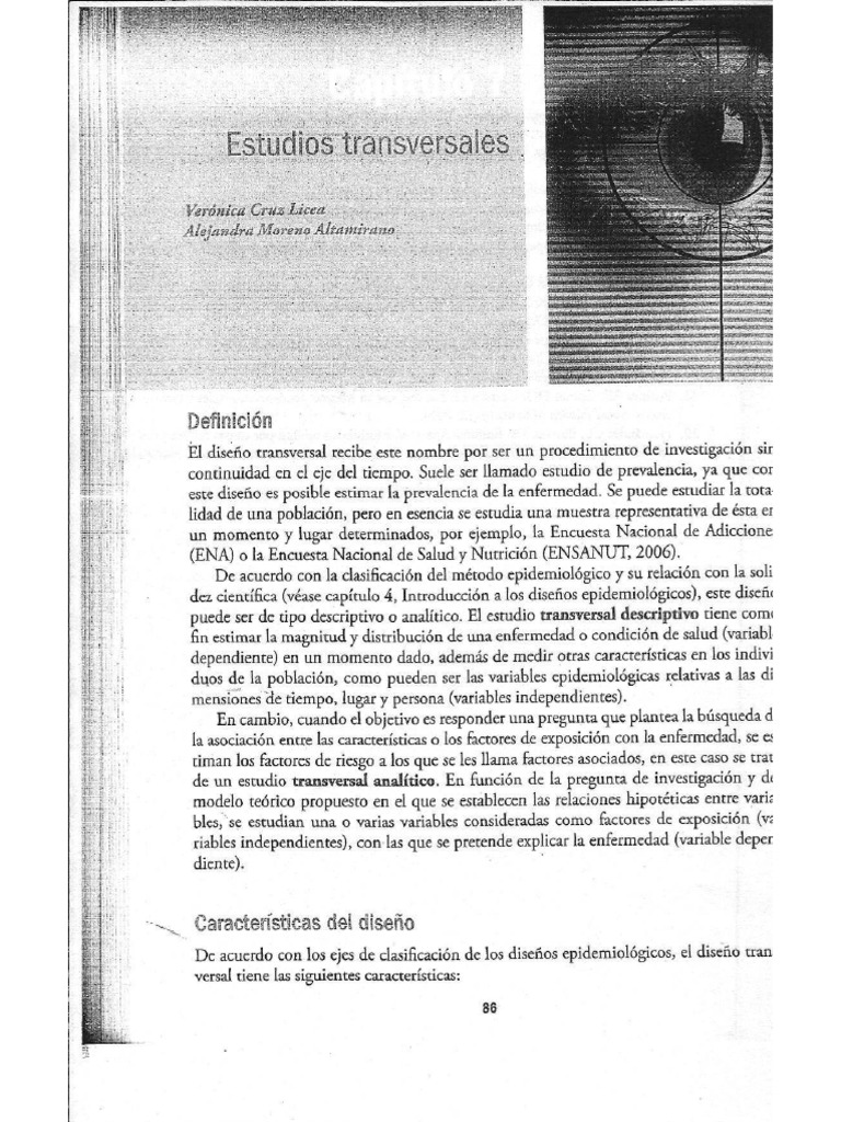 1 Estudios Transversales | PDF