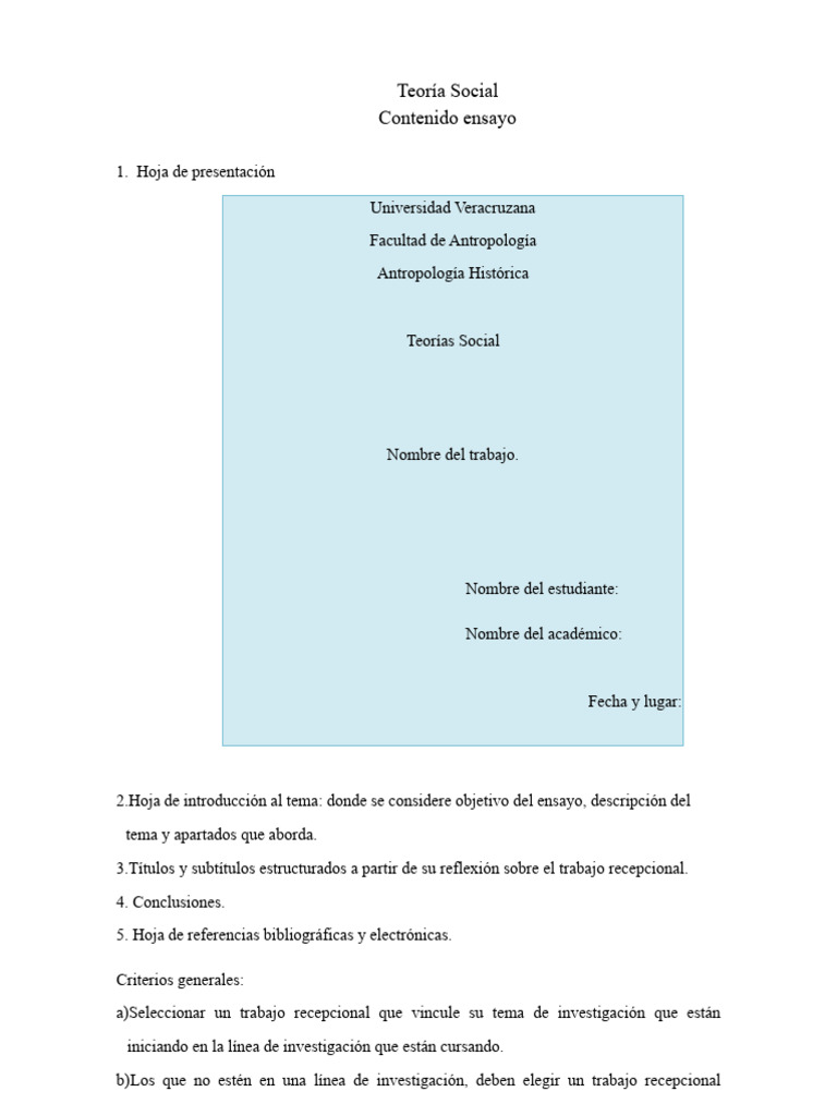 Contenido Ensayo Final. 2025 | PDF | Ensayos | Caso de estudio