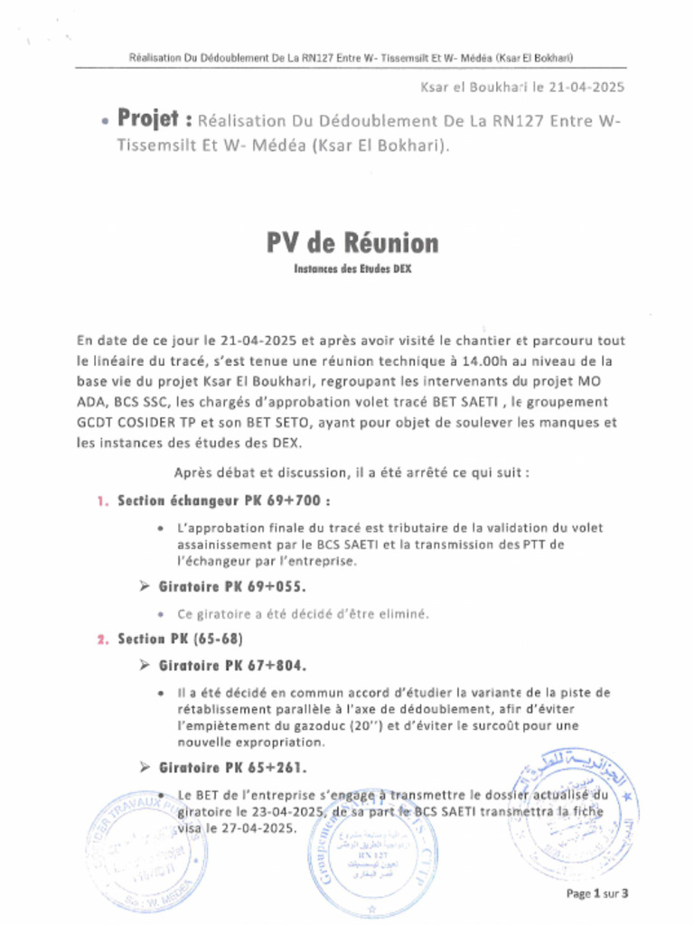 PV de Reunion | PDF