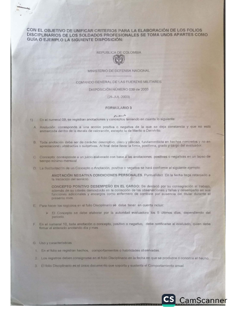 Explicativo Folio Disciplinarios SLP | PDF