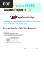 Zainematics O Level Maths Notes | PDF | Matrix (Mathematics) | Linear Map