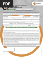 Formulario Afiliacion Compensar Empresa | PDF