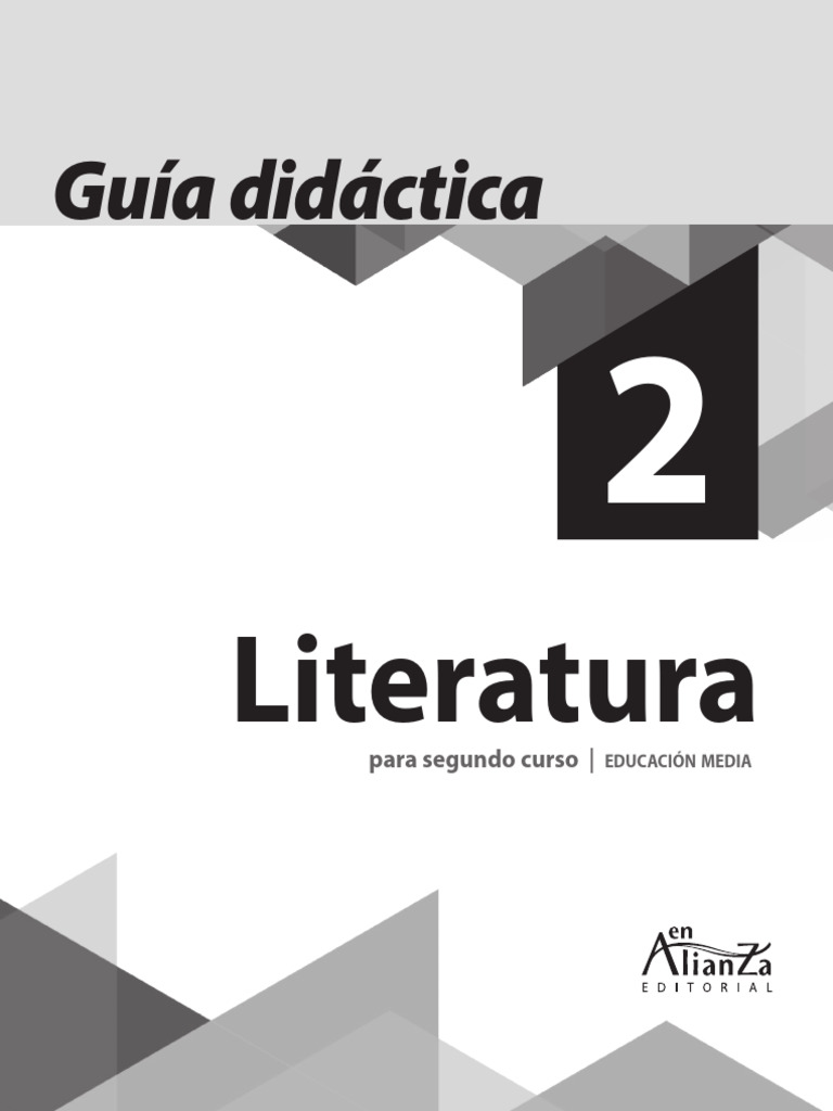 Guia Didactica Literatura 2° EM | PDF | Evaluación | Barroco