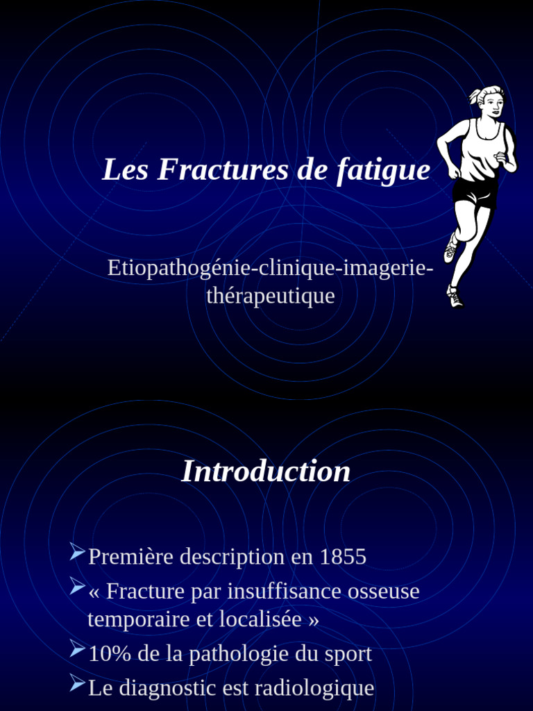 Fractures de fatigue : diagnostic et traitement | PDF | Imagerie ...