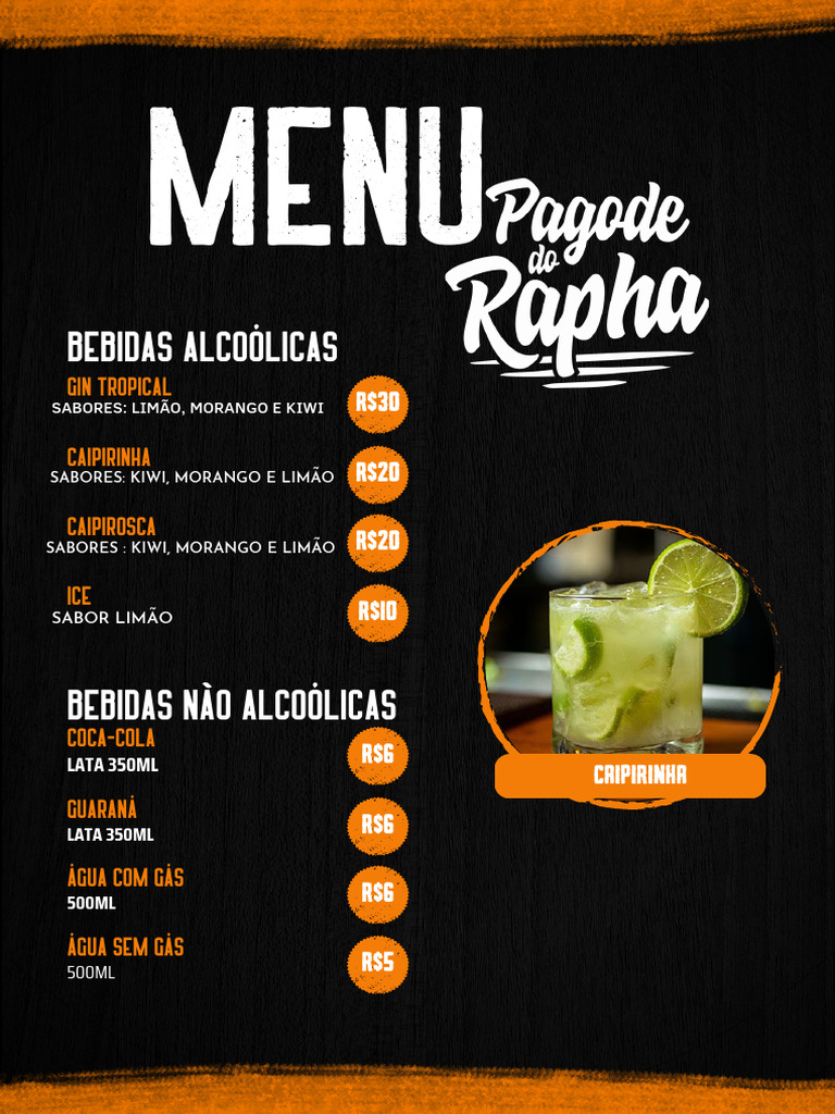 Cardápio PAGODE DO RAPHA - 20250312 - 224312 - 0000 | PDF
