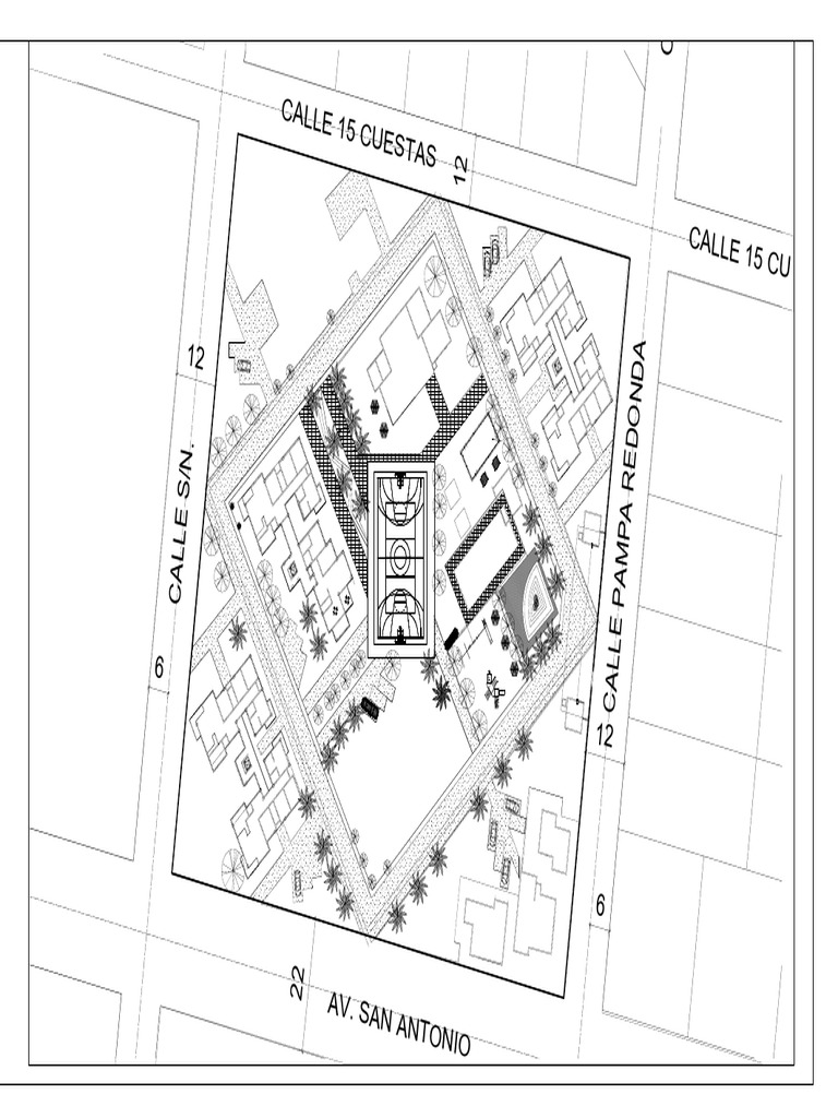 BLOQUES EDIFICIOS-Plano Estructural - Estacionamiento-Layout2 | PDF