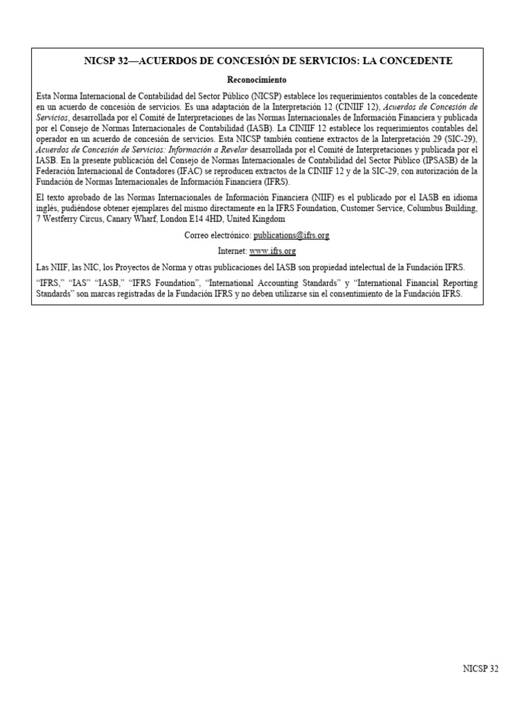 Nicsp32 2022 | PDF | normas internacionales de INFORMACION FINANCIERA ...