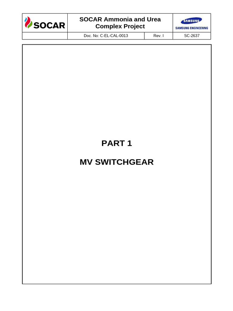 Cover Page For Relay Coordination | PDF