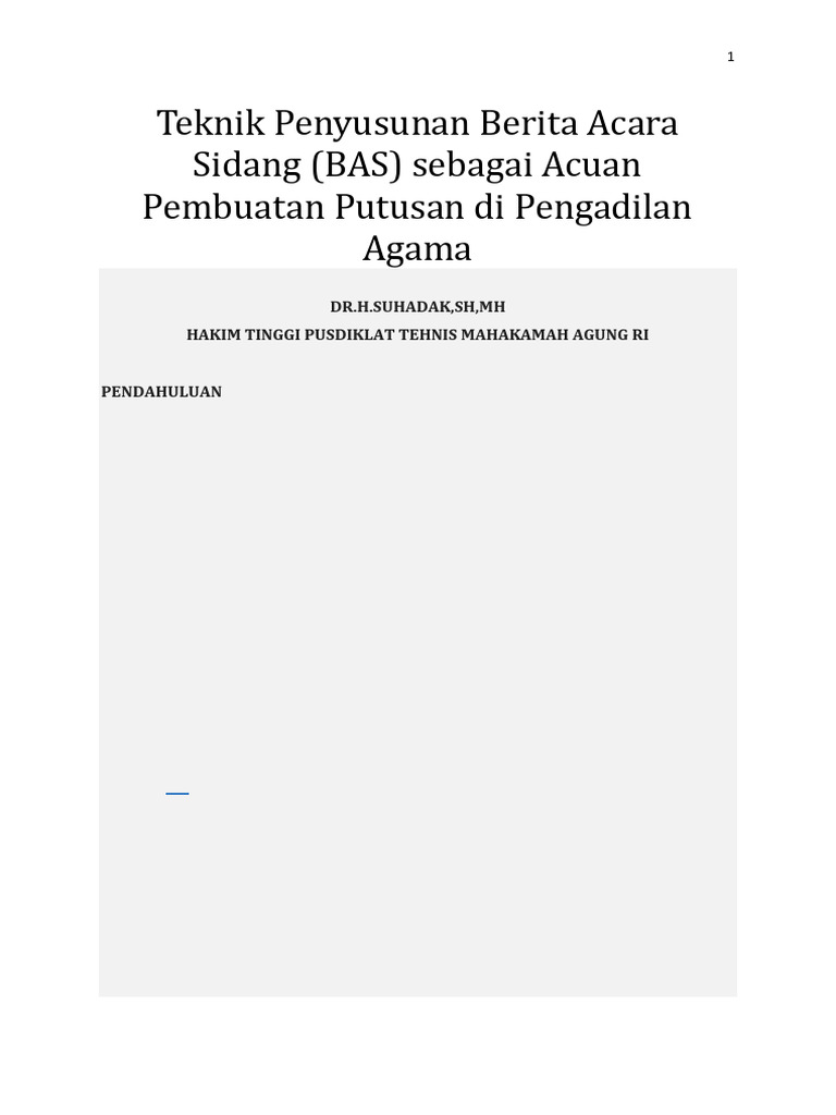 teknik pembuatan BAS ok | PDF