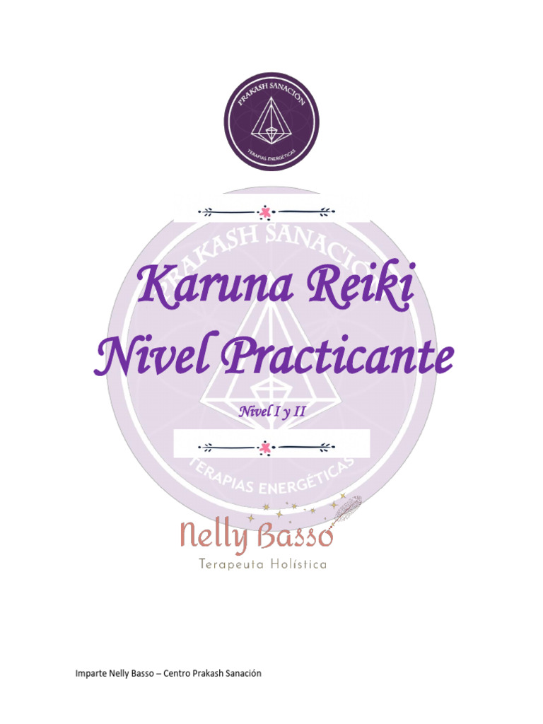 Manual Karuna Reiki Nivel Practicante y Maestro | PDF | Reiki | Amor