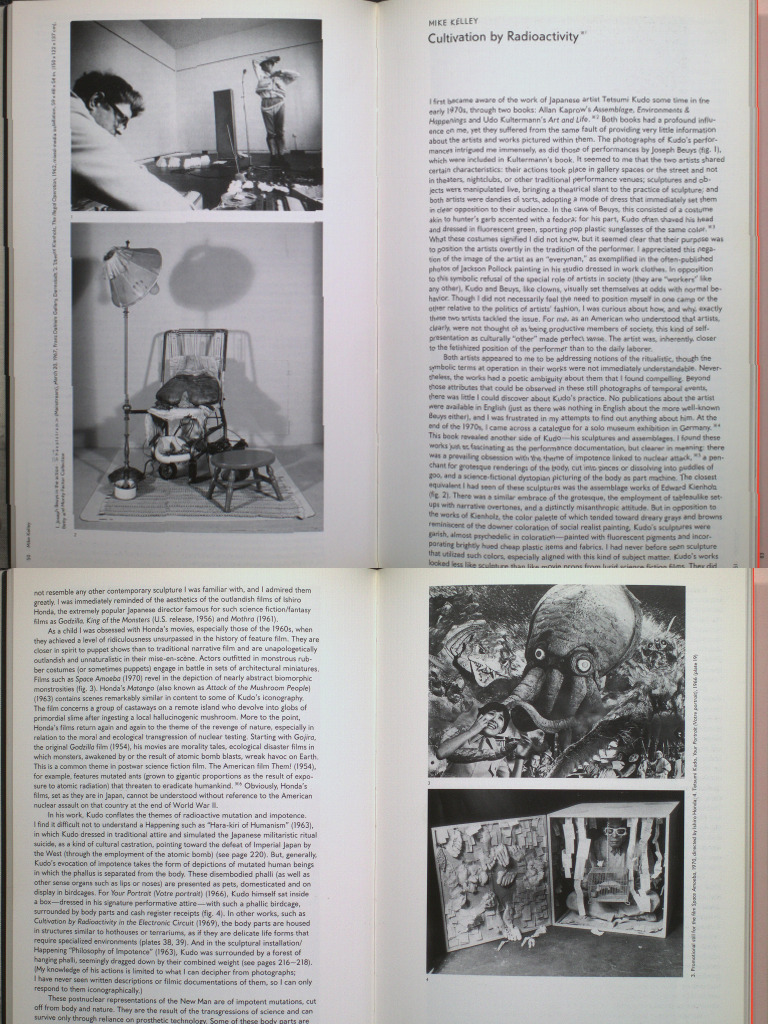 Tetsumi Kudo - Mike Kelley - Cultivation by Radioactivity | PDF