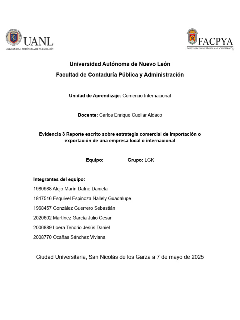 Comi Ev3 Eq | PDF | Business | Economias