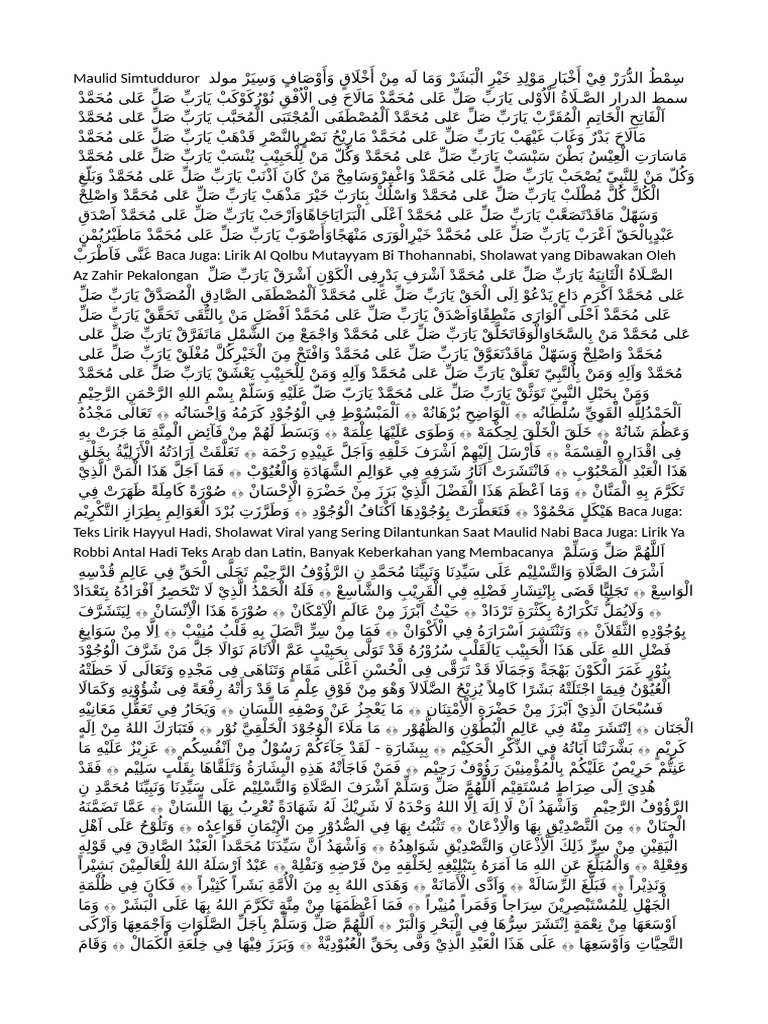 Simtut Duror 1 | PDF