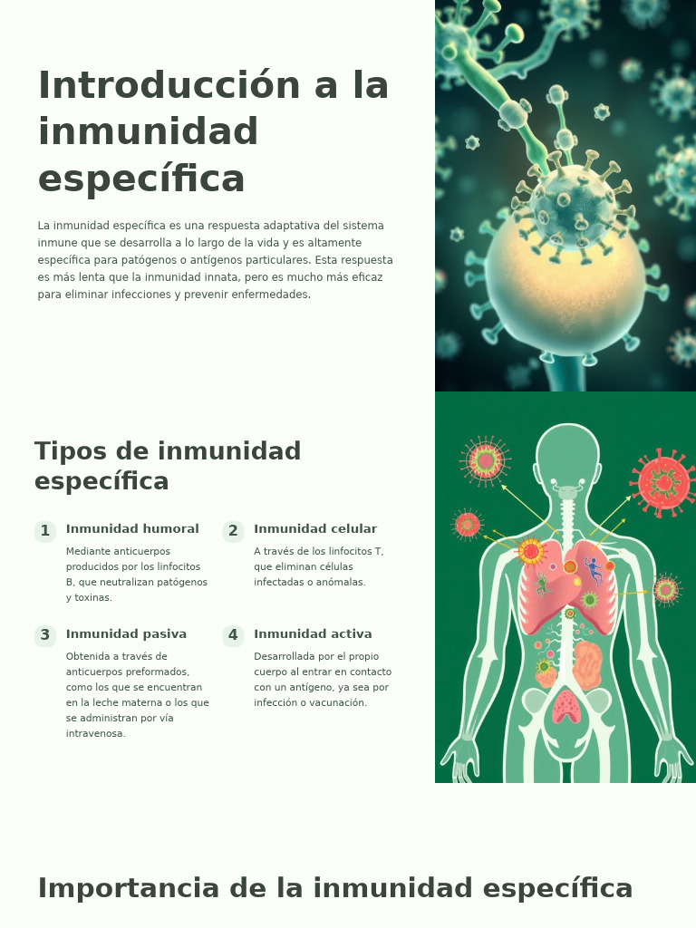 Introduccion A La Inmunidad Especifica | PDF