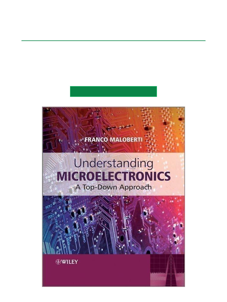 Understanding Microelectronics A Top Down Approach 1st Edition Complete EPUB Ebook | PDF ...