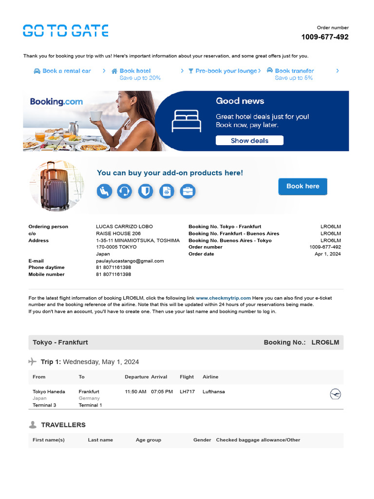 Gotogate Europa Argentina | PDF | Travel Visa