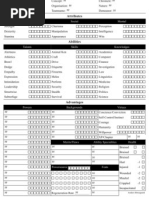 Shadowrun Fillable Character Sheet | PDF | Weaponry | Leisure