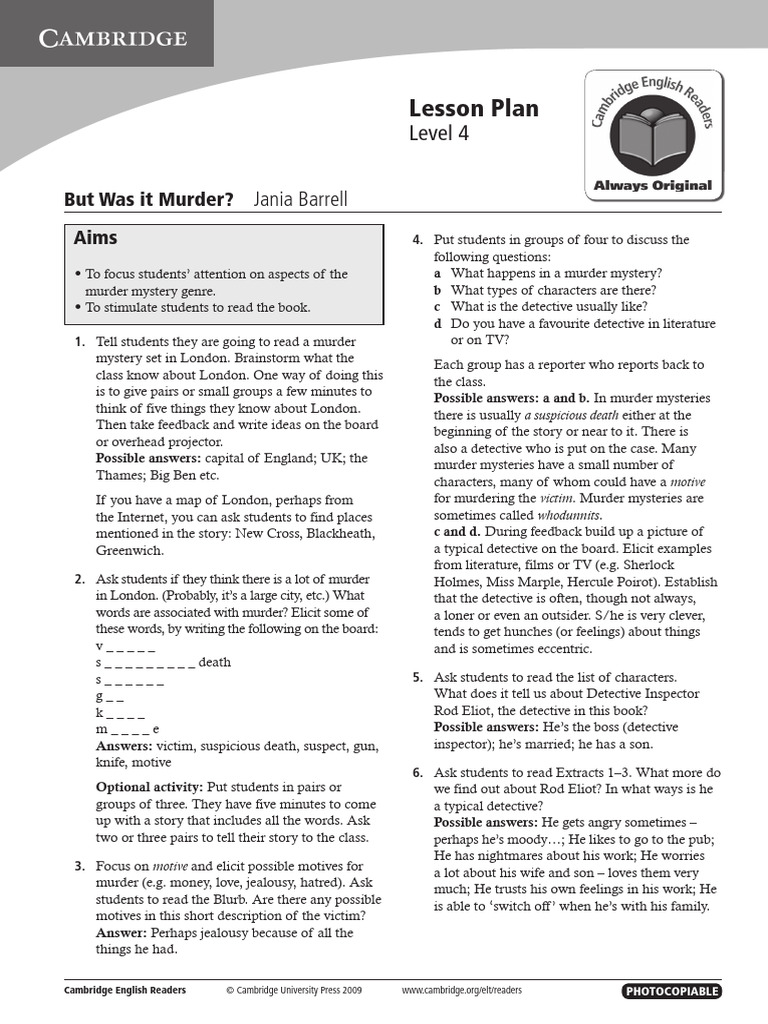 CER L4 LP ButWasItMurder | PDF | Mystery Film | Crime Fiction