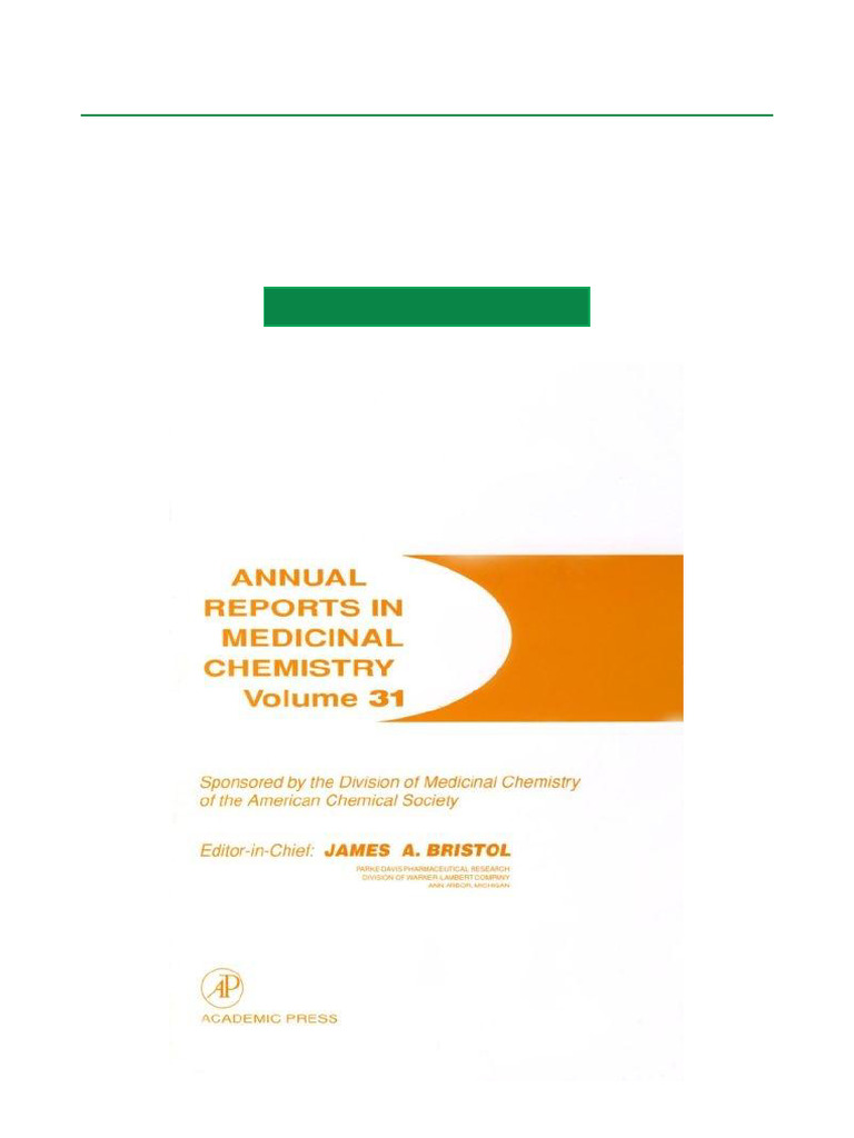 Annual Reports in Medicinal Chemistry Full Ebook Access | PDF | Receptor Antagonist | Autonomic ...