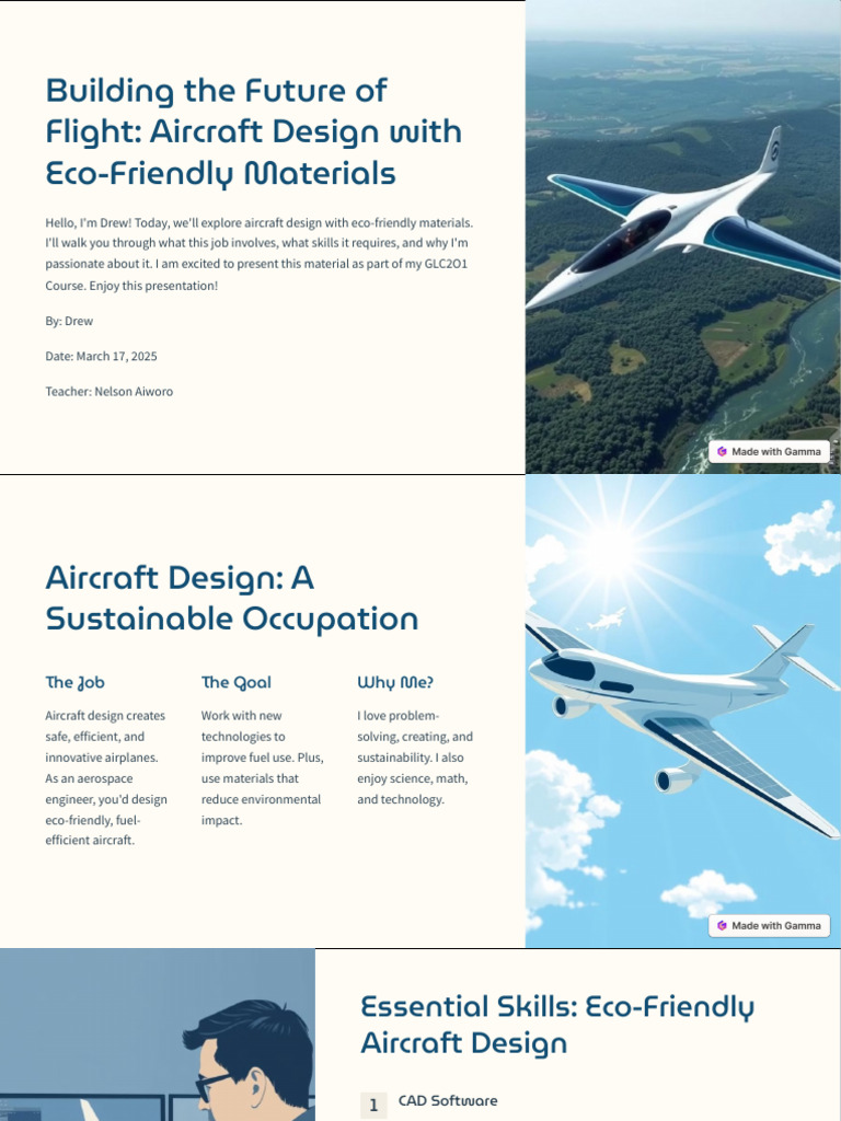Building The Future of Flight Aircraft Design With Eco Friendly ...