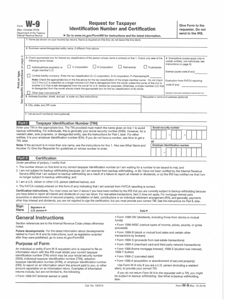 W9 | PDF