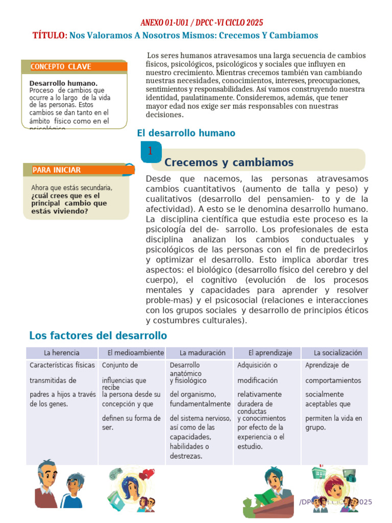 ANEXO S01-U01 CRECEMOS Y CAMBIAMOS -DPCC VIV CICLO[1] | PDF | Sicología ...