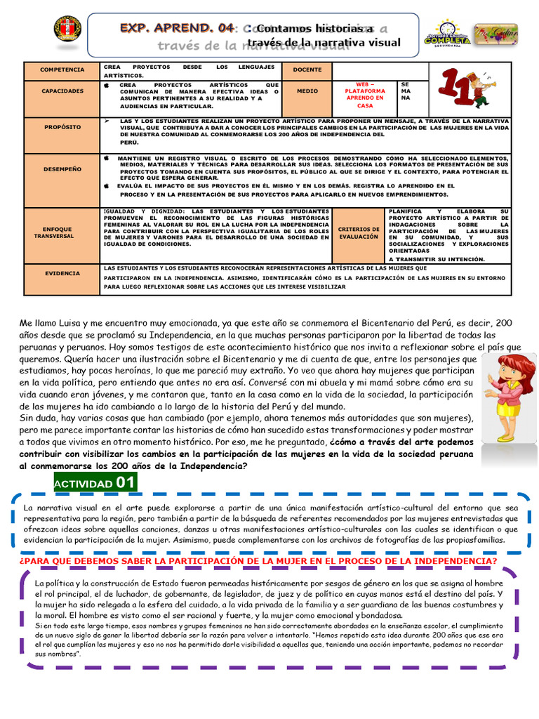 Actividad4 1 5° | PDF | Perú