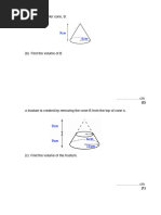 Cone Volume Practice Problems | PDF | Volume | Euclidean Geometry
