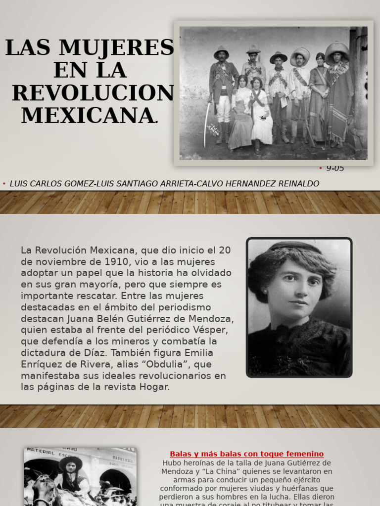 LAS MUJERES en LA Revolucion Mexicana | PDF
