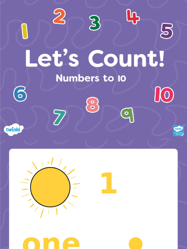 Count 1 To 10 1ro Basico | PDF