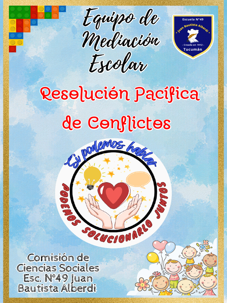 Proyecto de Mediación Escolar 2024 | PDF | Mediación | Escuelas